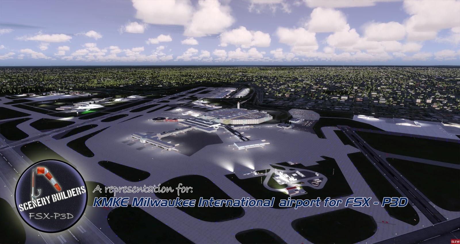 FSX, P3D, MSFS scenerybuilders.: KMKE Milwaukee International Airport ...