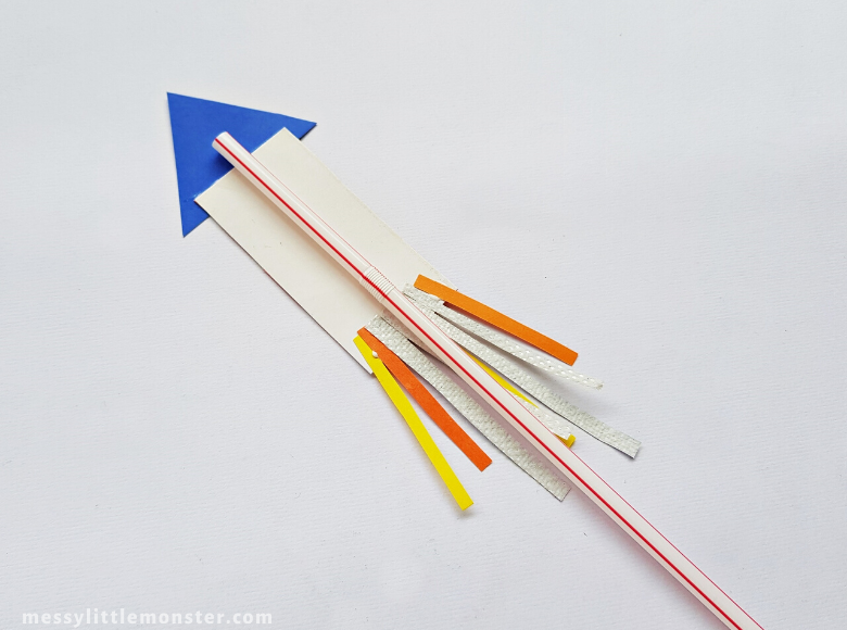 Firecracker 4th July Craft - Messy Little Monster