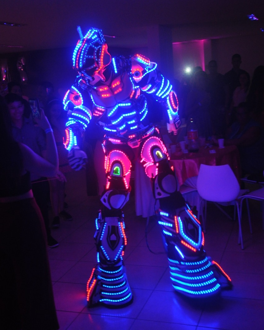 Robô de led Megatron kronos