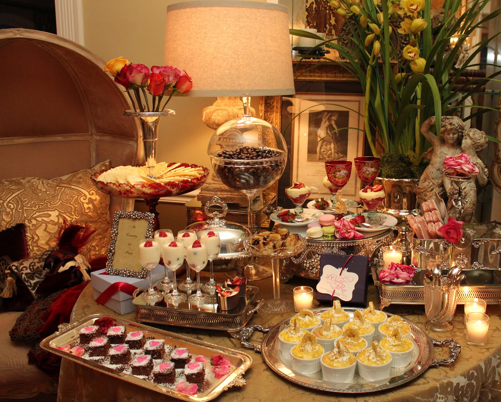 Romancing the Home: Romantic Tastings- Our Party Continues