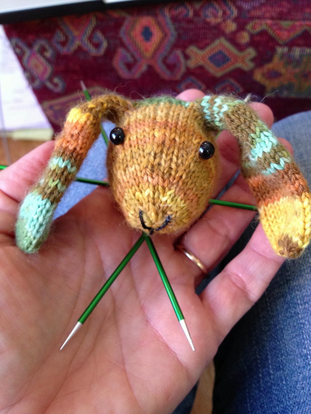 Susan B. Anderson: Mini-Sock Yarn Bunny ~ Pattern Now Available!