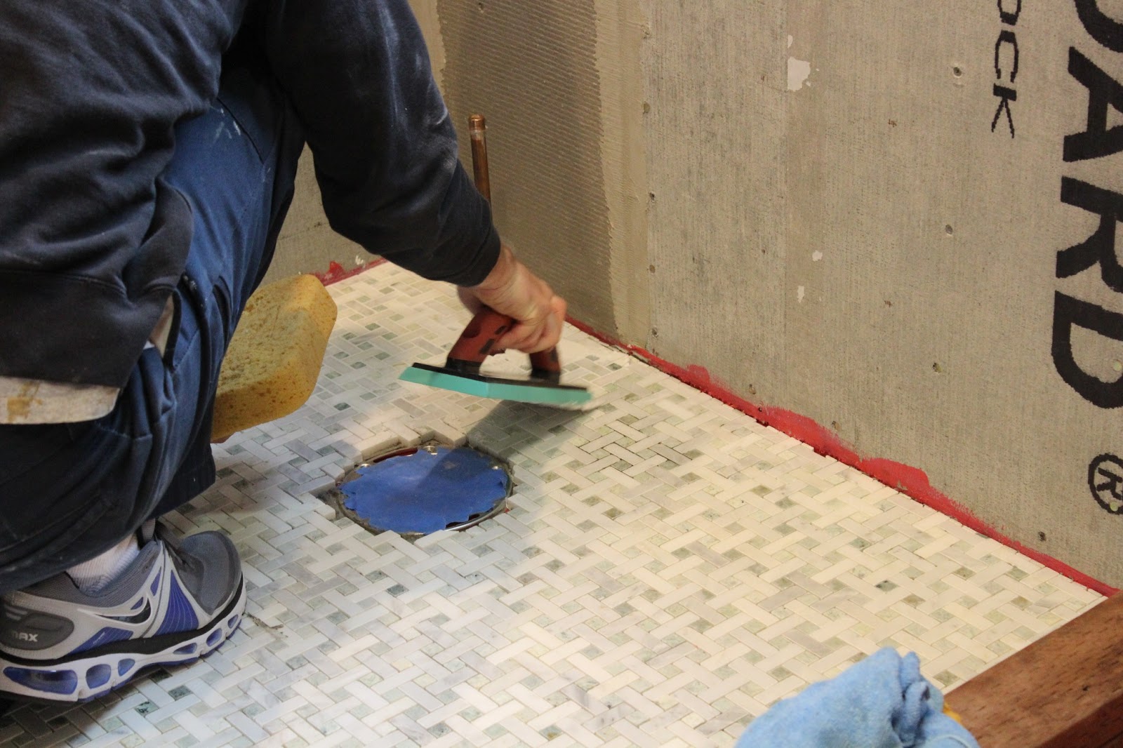 Grouting Basketweave: Much Less of a Headache