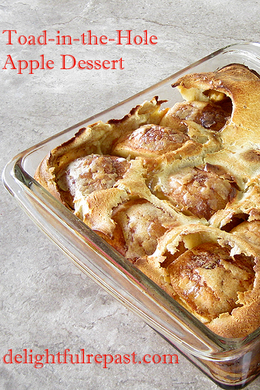 Delightful Repast: Toad-in-the-Hole Apple Dessert