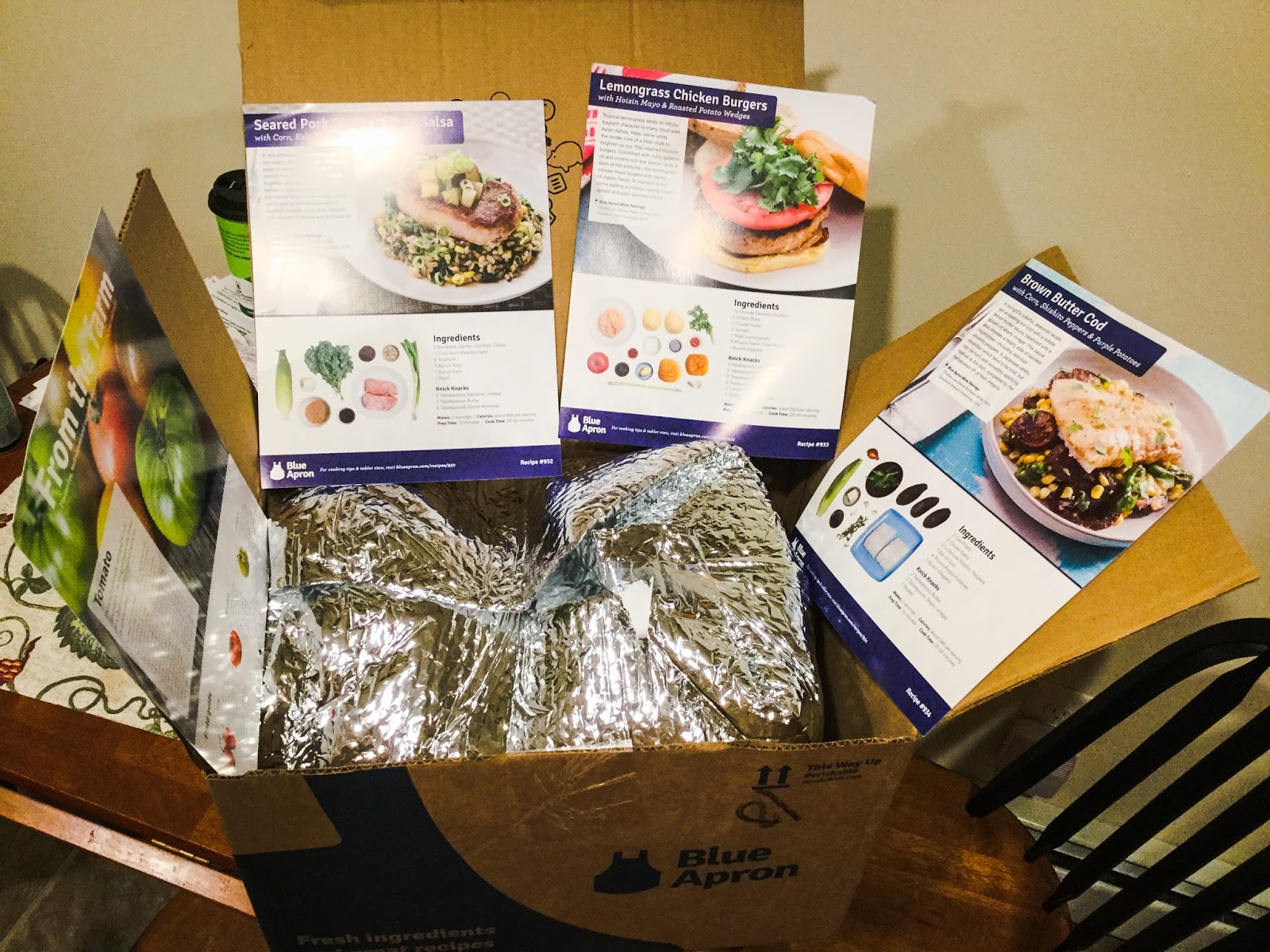 Not a Boomerang: Blue Apron 2-Person Box Review