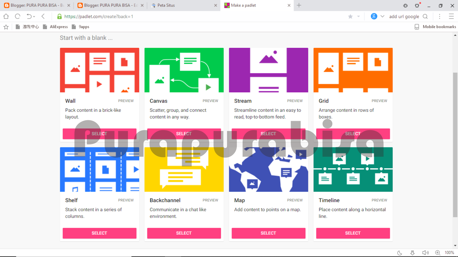 Mengenal Aplikasi Padlet