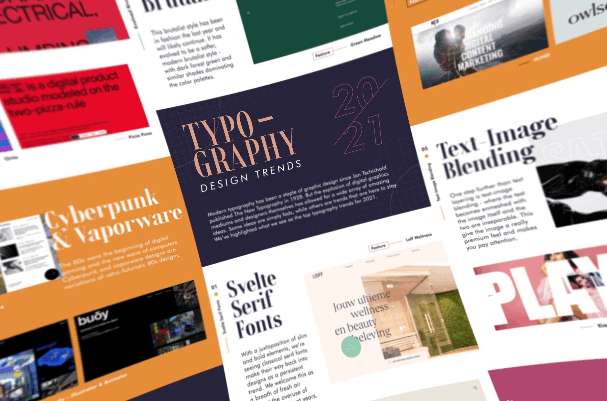 Top 8 Typography Trends of 2021 (infographic)