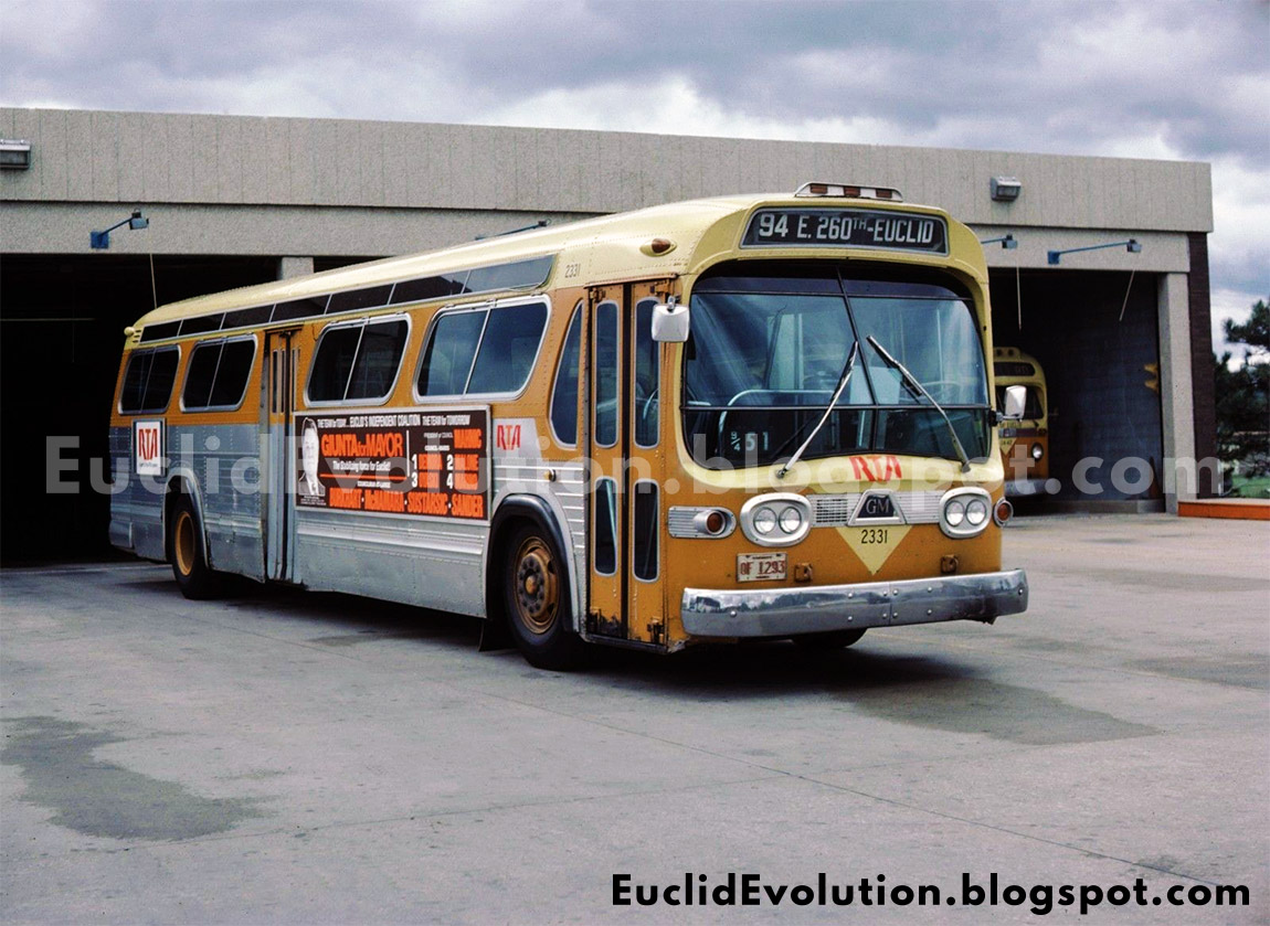 Euclid Evolution: Euclid (and an RTA) Buses of Yesteryear
