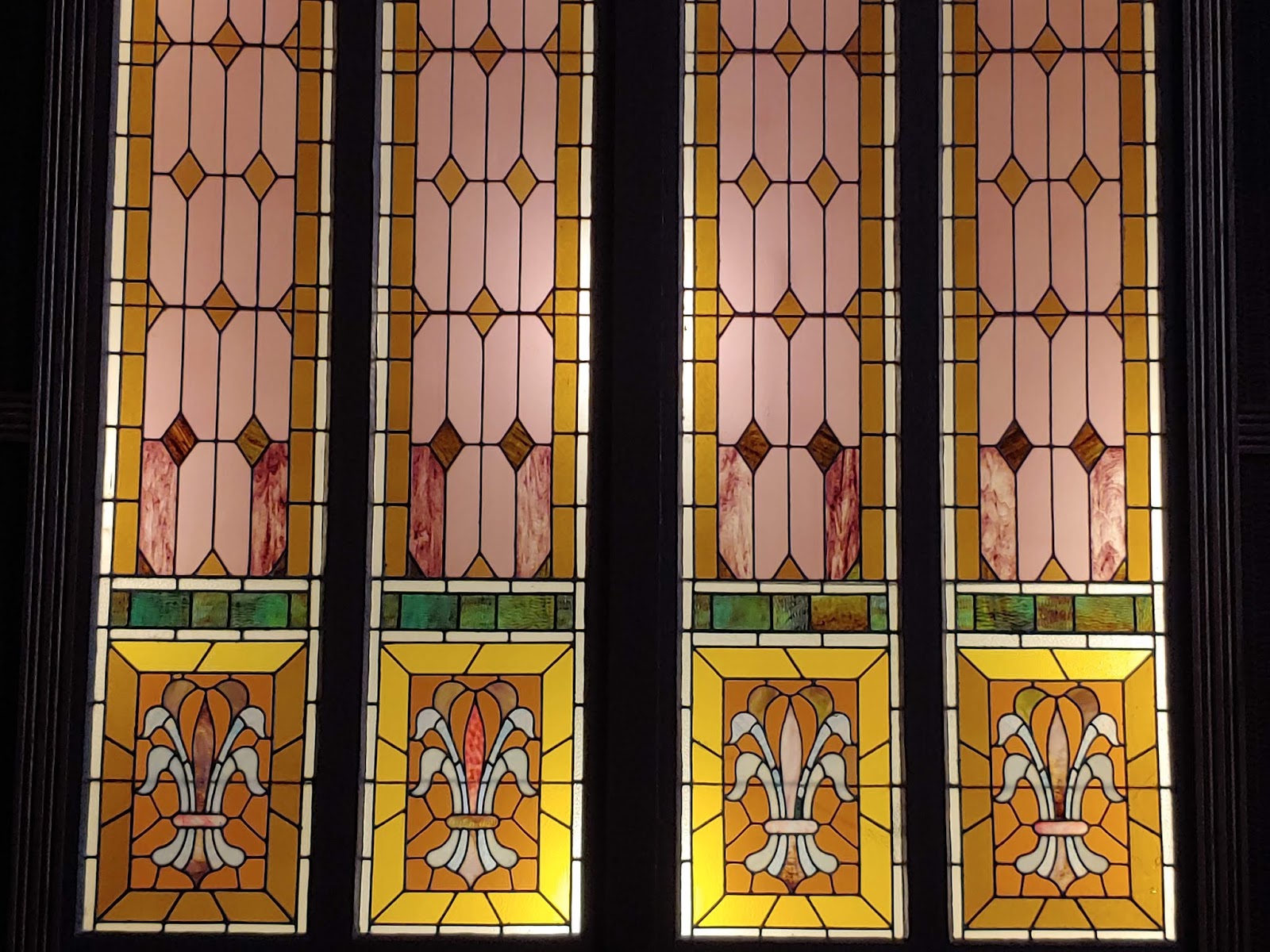 Historic LDS Architecture: Coalville Tabernacle: Stained Glass Detail ...