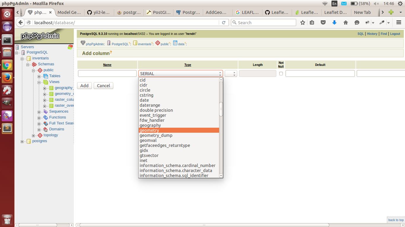 MasterKnowledge: Membuat field geometry (point, line dan polygon) pada ...