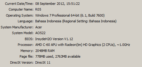 My Life Experience: AMD C-50, C-60...APU Generasi Awal Yang Handal
