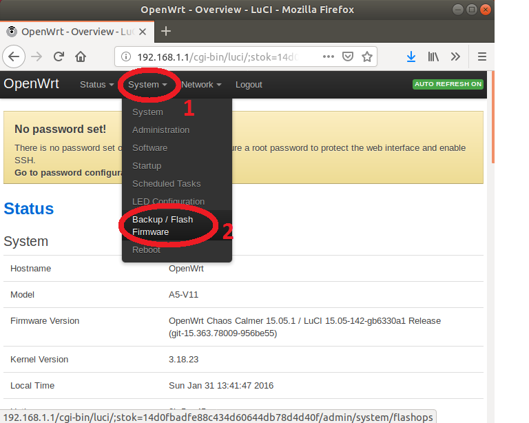 Albert: A5-V11 : Overwrite OEM(qualcomm) firmware with Openwrt Image