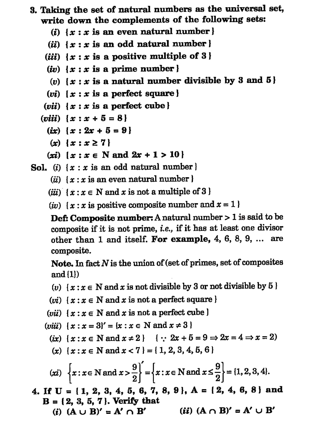 Sets class 11 math - Studypur