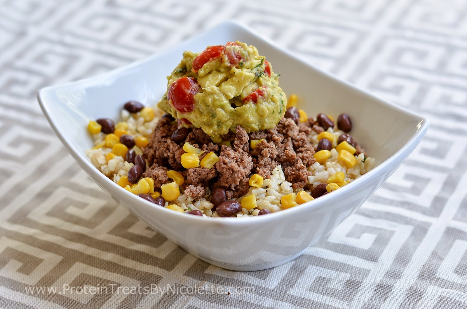 Protein Treats By Nicolette : "Chipotle" Bison Bowl