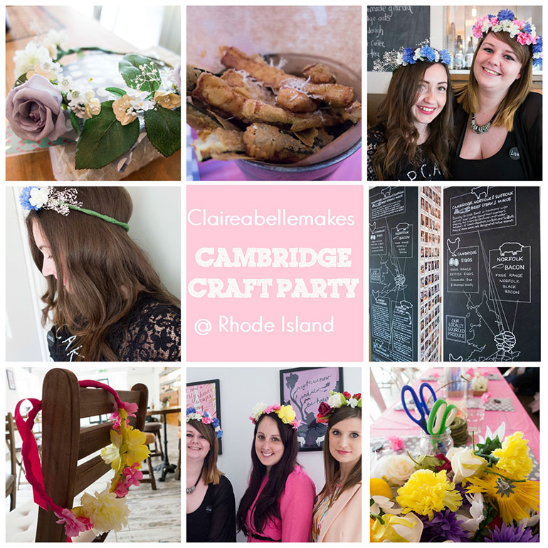 Claireabellemakes Cambridge Craft Party | Rhode Island