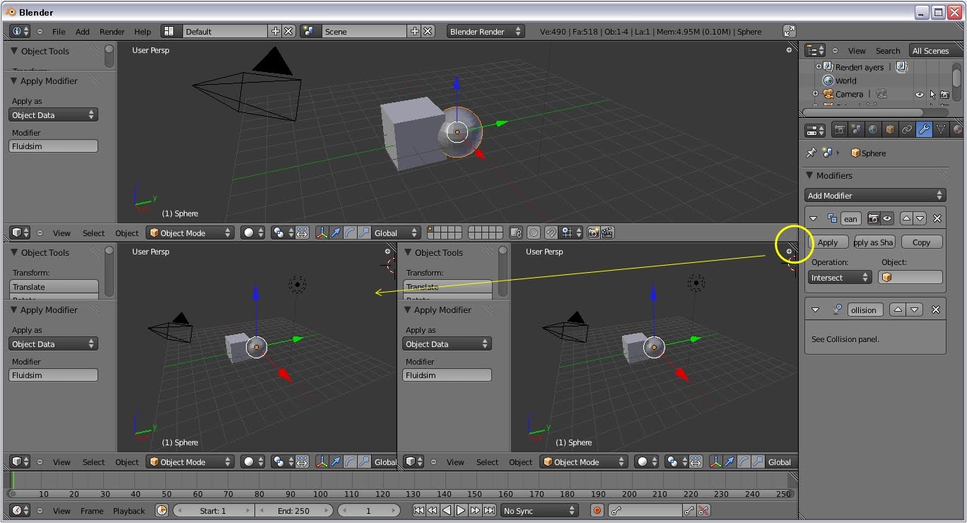 Ozlog: Blender:2.56βのWindowの分割