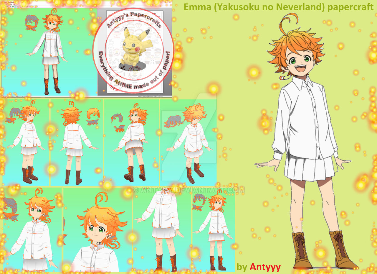 Antyyys Papercrafts Emma Yakusoku No Neverland Papercraft