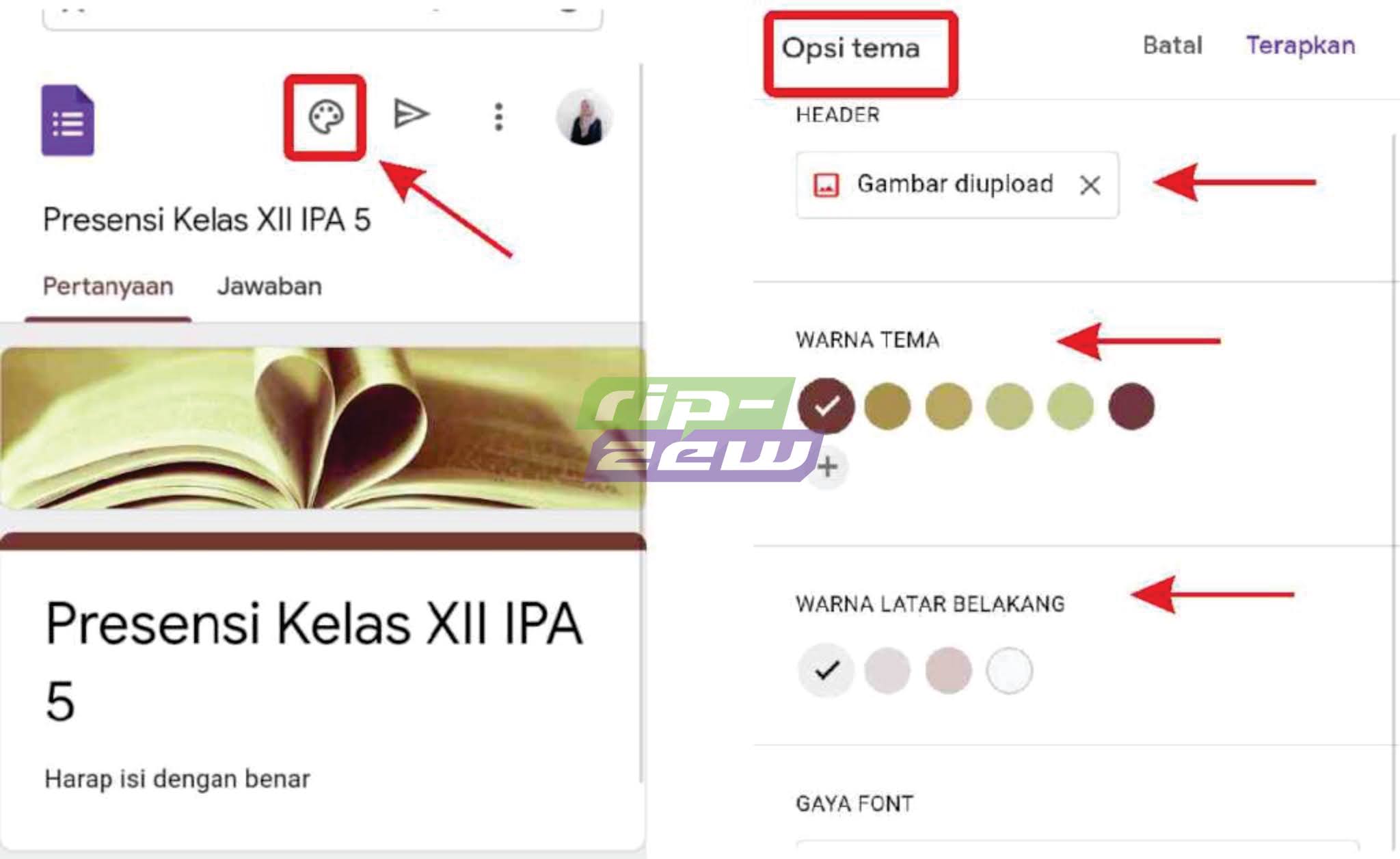 Cara Membuat Absensi Online dengan Google Form (Mudah) - ripzew ...
