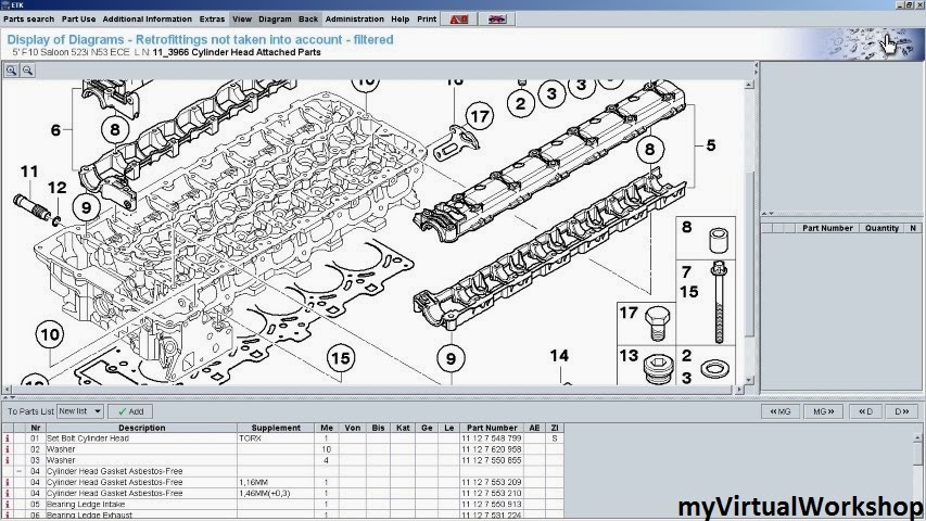 myVirtualCarWorkshop: BMW ETK introduction