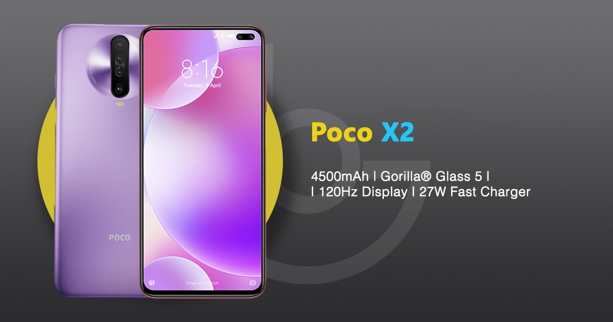 Poco X2 (Atlantis Blue/Matrix Purple/Phoenix Red)