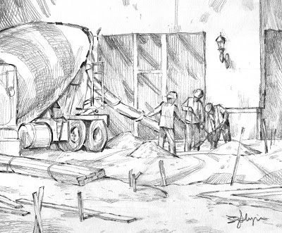 Lester's drawing a day