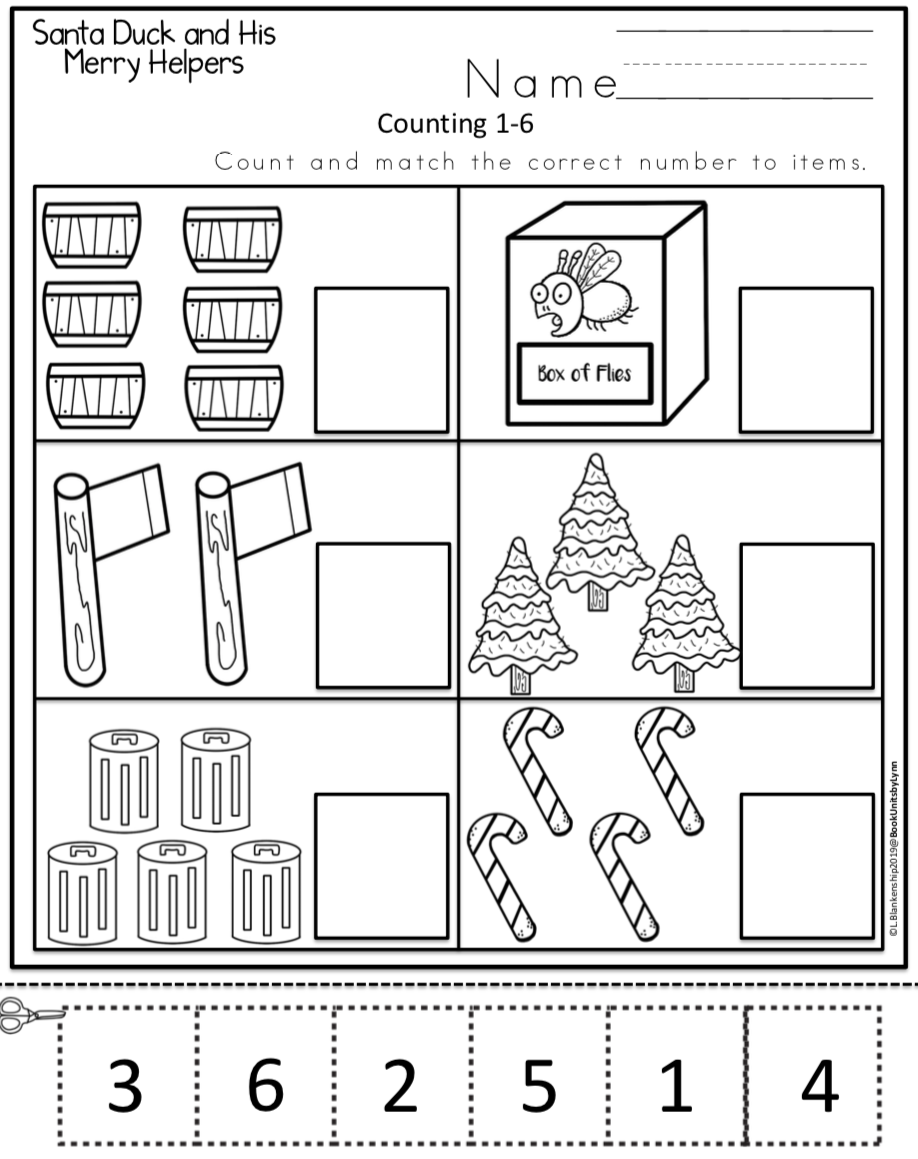SANTA DUCK AND HIS MERRY HELPERS BOOK UNIT ~ Book Units by Lynn