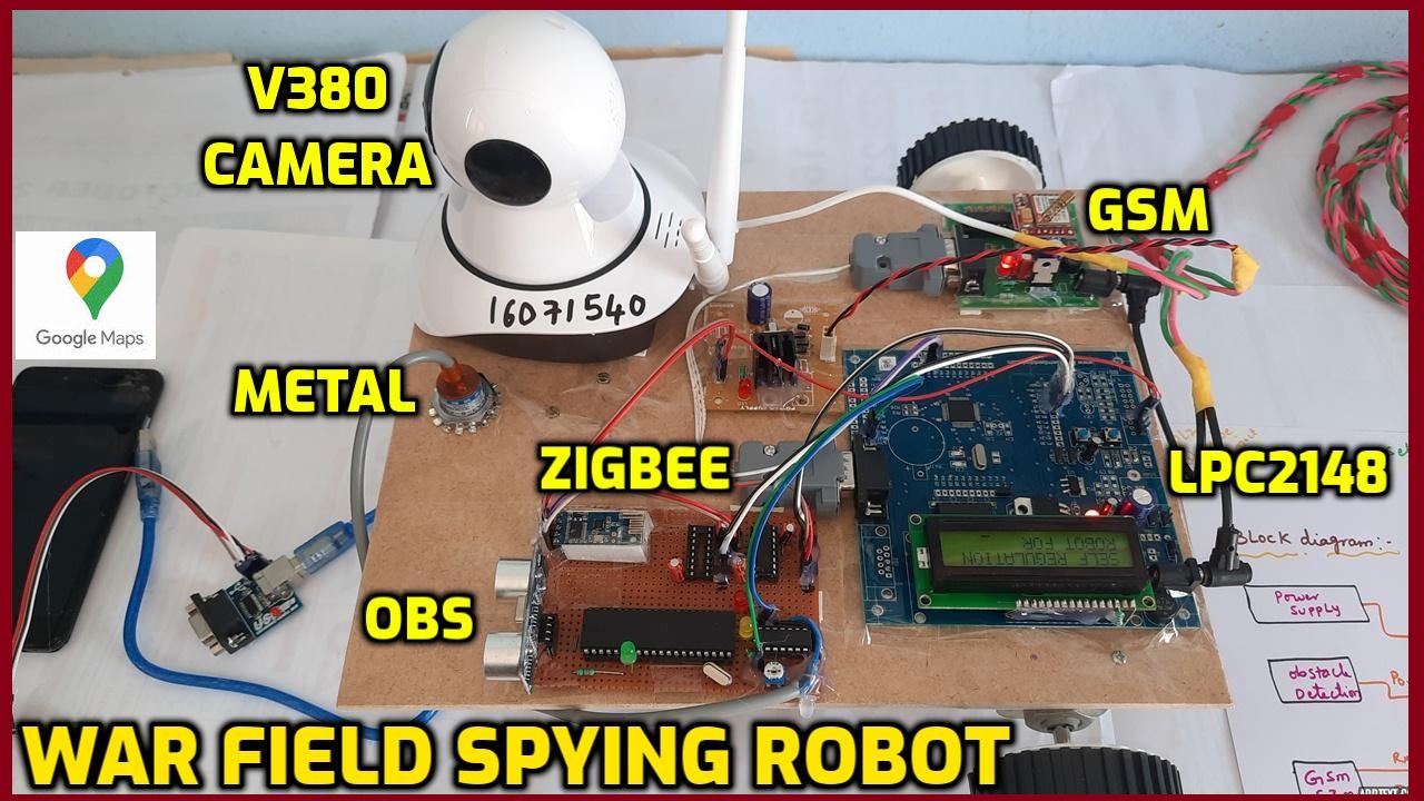 SVSEMBEDDED , 9491535690, 7842358459: War Field Spying Robot with Night ...