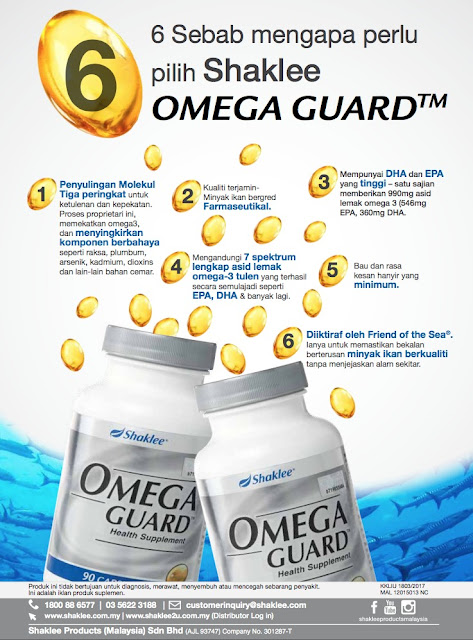 6 Kebaikan Omega Guard Shaklee - Pengedar Shaklee Setia Alam ...