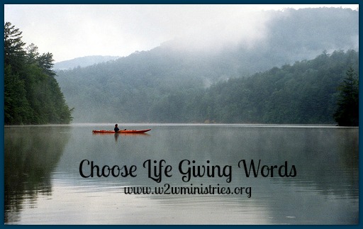 Woman to Woman: Word Filled Wednesday - Choose Life Giving Words