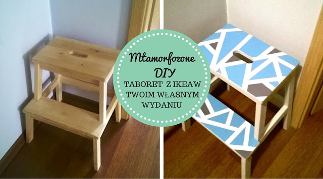 Metamorfozone: DIY: TABORET BEKVÄM Z IKEA W TWOIM WŁASNYM WYDANIU