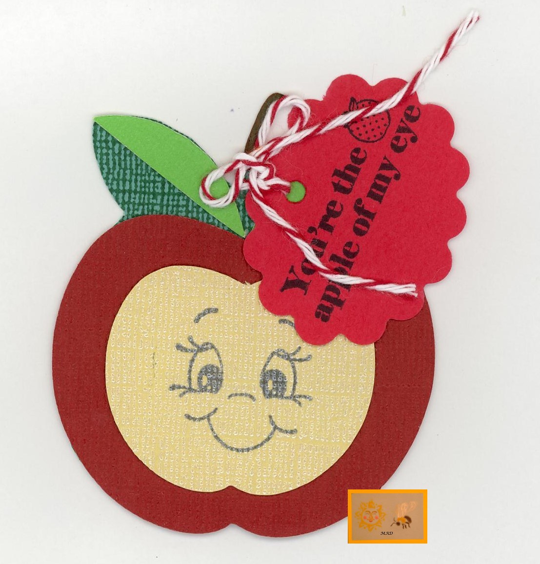 Created by Sunshine HoneyBee: You are the apple of my eye Tag