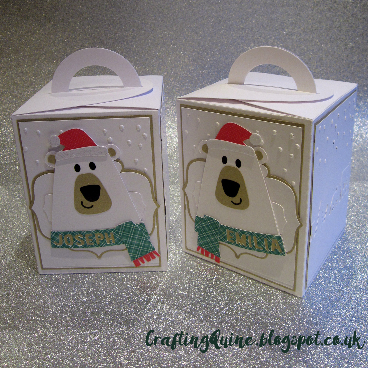 Crafting Quine: Polar Bear Gift Boxes
