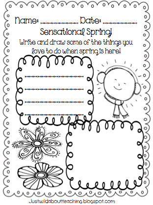 Just Wild About Teaching: A Spring Weather Writing Craftivity & A Giveaway!