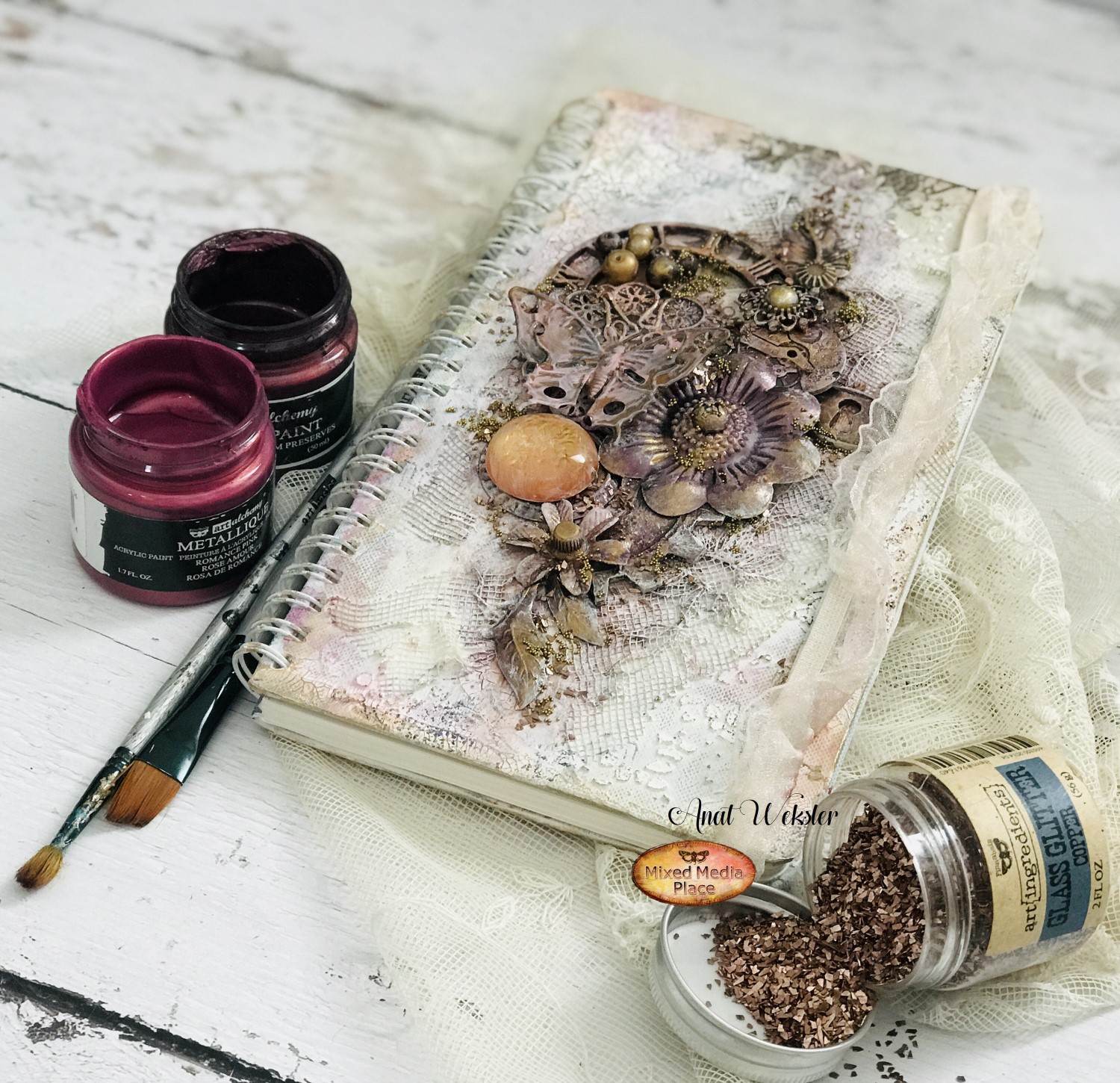 Mixed Media Place: Mixed Media diary by Anat Weksler