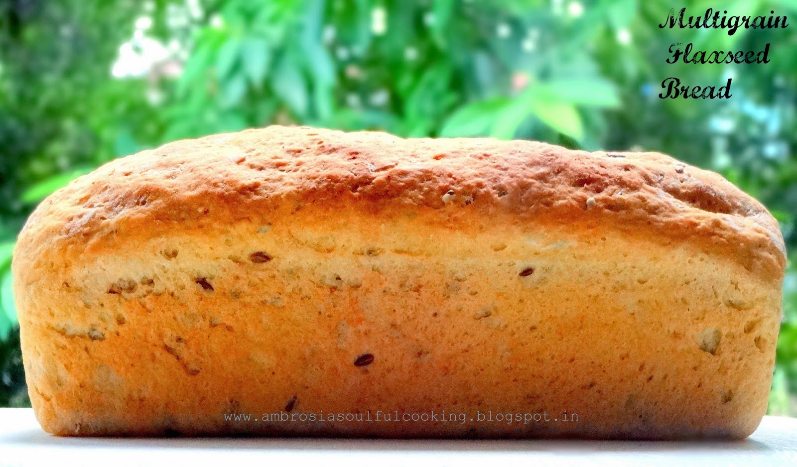 Multigrain Flaxseed Bread | Vegan Baking | Ambrosia