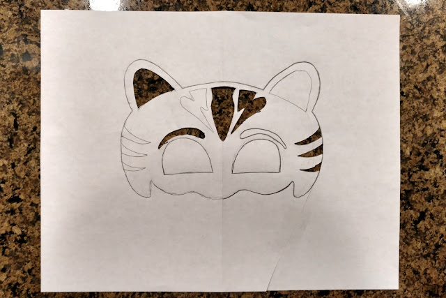 DIY Owlette and Cat Boy Masks (PJ Masks) - Sunshine and Munchkins