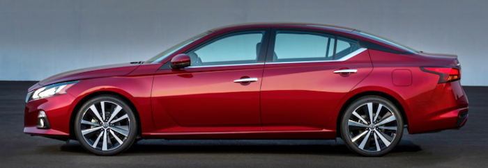 Car Style Critic: Nissan Altima Side-View Evolution 2002-2019