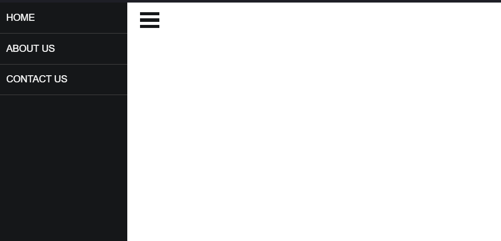 Codingflag: Design a Simple Sidebar using HTML, CSS & JavaScript