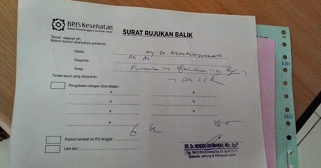 Catatan Pentingku: Lebih Jelas Tentang Pasien Rujuk Balik ( PRB ) BPJS