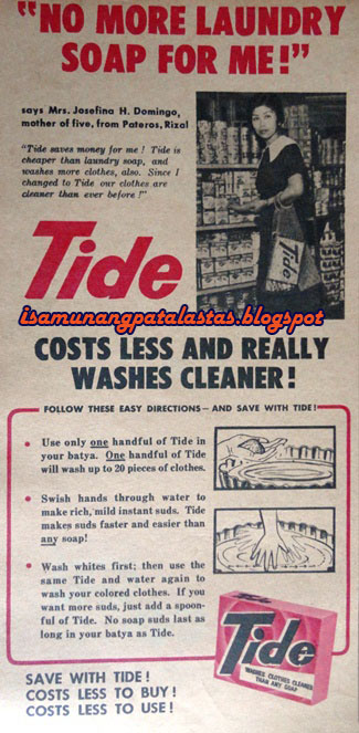 ISA MUNANG PATALASTAS: 174. P&G PMC Sensational Washing Discovery! TIDE ...