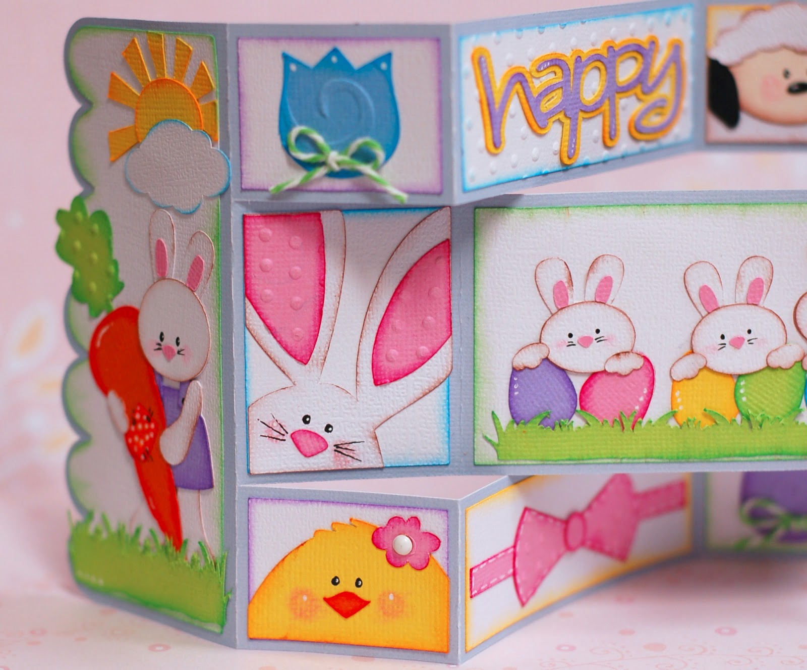 Paper Creations by Kristin: Happy Easter Tri-fold Card