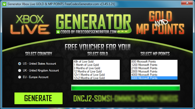 Microsoft Points Generator (2013 updated)