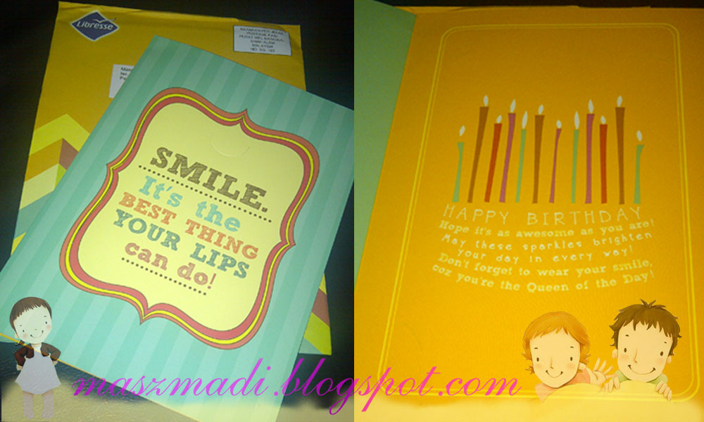 *dapat birthday card* | ! Si Blogger Mama