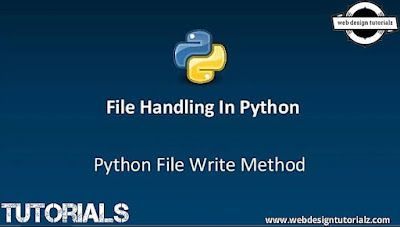 Python File write() Method with example - WebDesignTutorialz