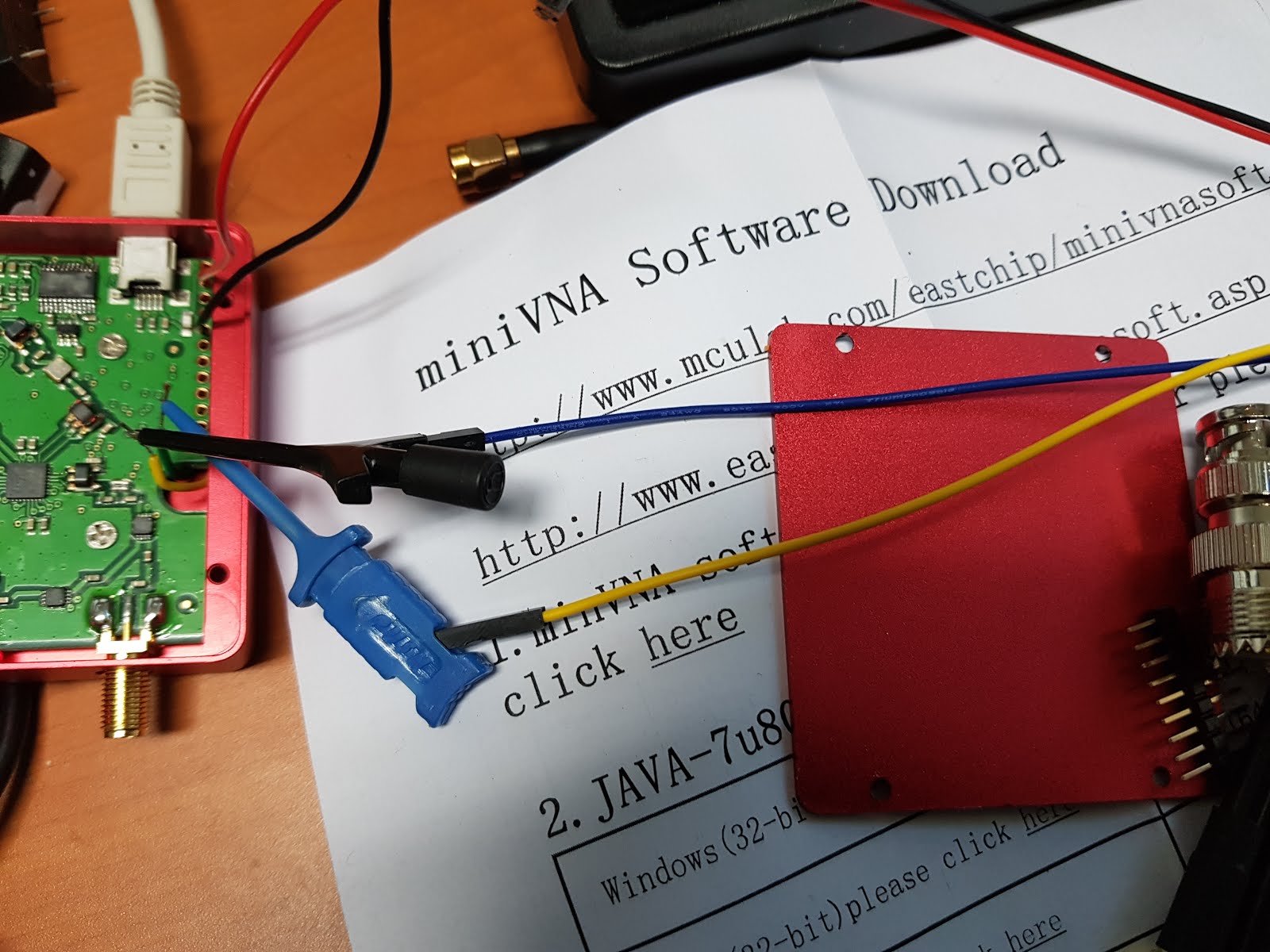 Adding a Bluetooth module to the MINI VNA Tiny