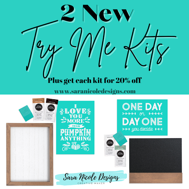 Sara Nicole Designs: 2 New Try-Me Kits are here from the Autumn/Winter ...