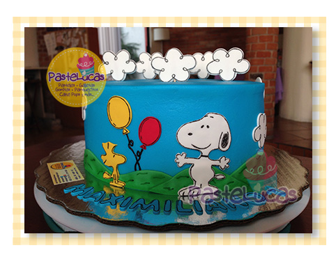 PasteLucas: Pastel de Snoopy