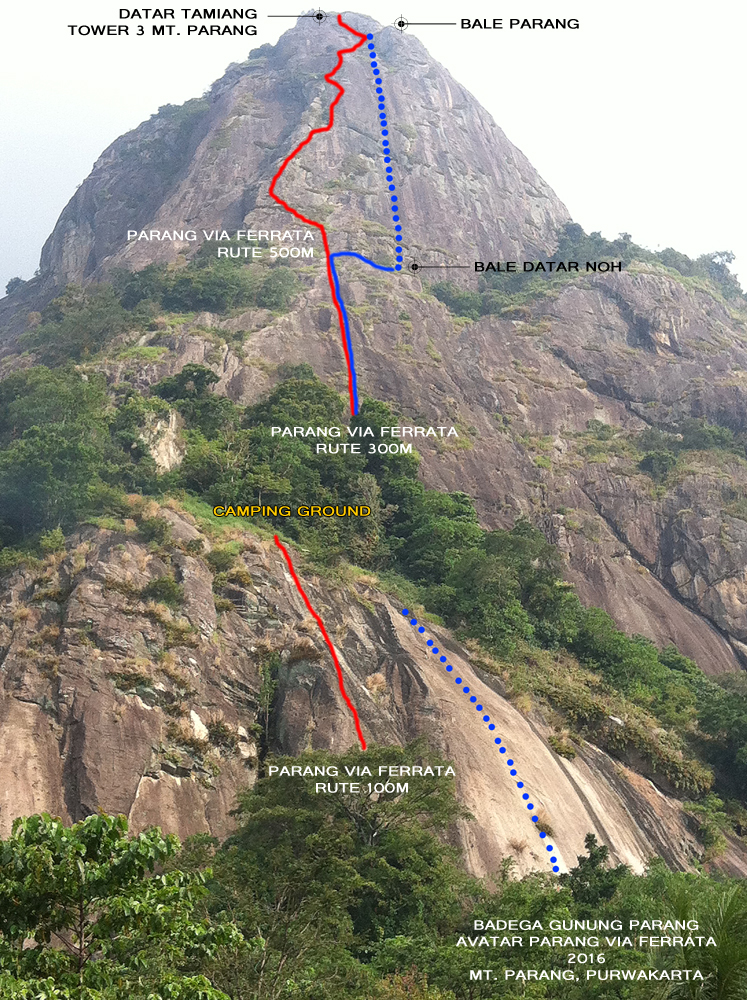 Padjajaran Anyar: Via Ferrata Tertinggi di Indonesia ada di Gunung Parang