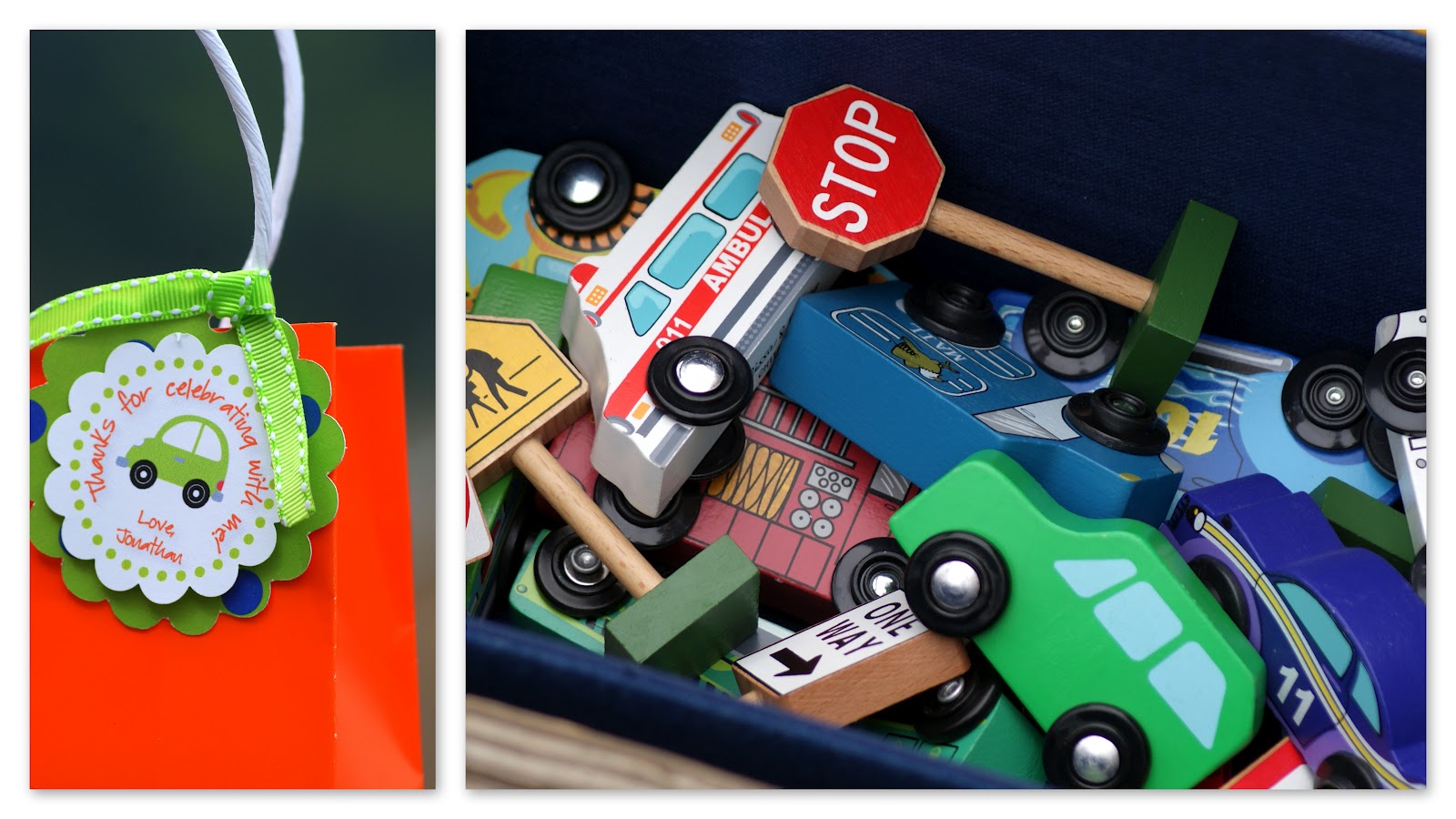 A Little Loveliness: A Colorful Cars Birthday Party