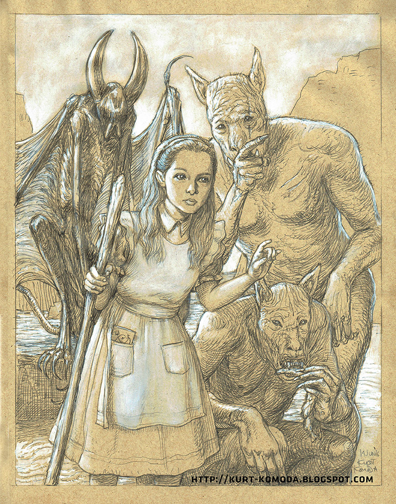 Drawing is Neat: Ghastly Ghouly : H.P. Lovecraft's Ghouls and Ghasts