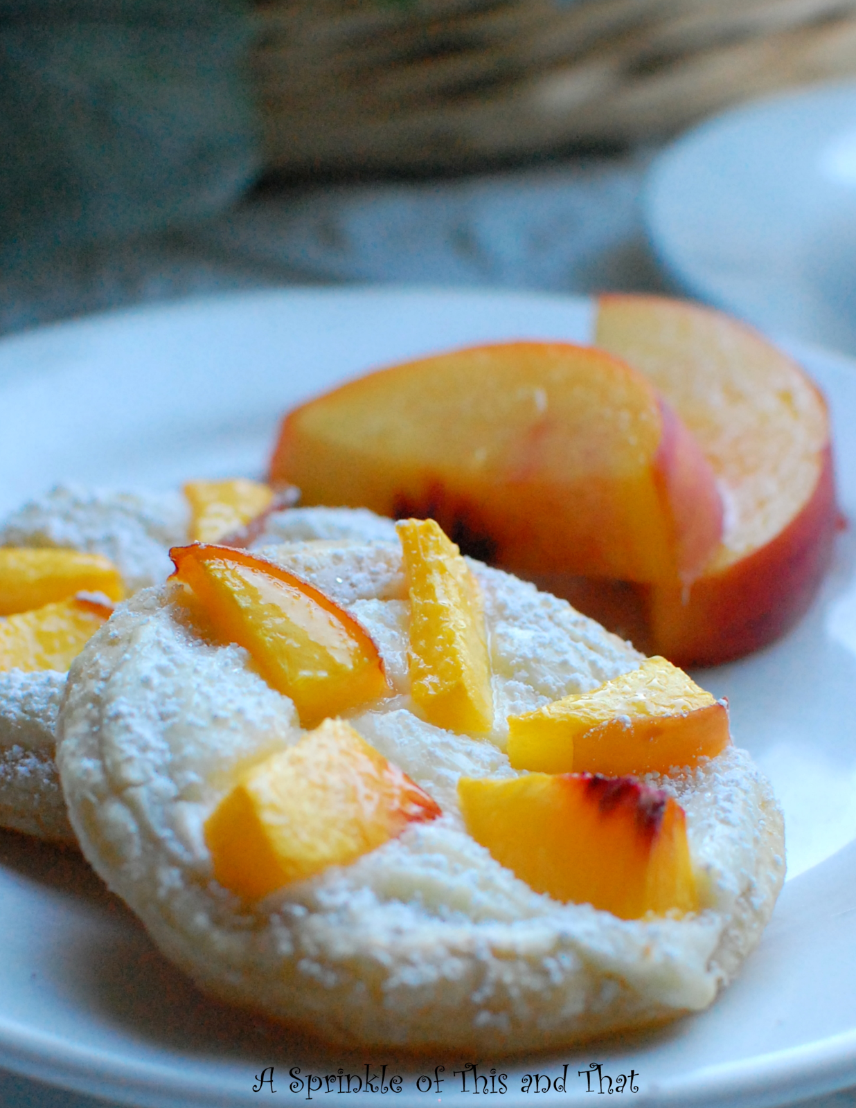 A Sprinkle of This and That: Peach Danish